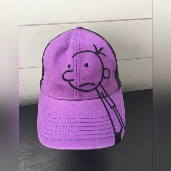 Accessories | Diary Of A Wimpy Kid Hat Baseball Cap Purple Black Youth ...